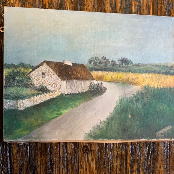 Wall Decor | Acrylic Cottage Cotswold Painting Landscape Cute | Poshmark